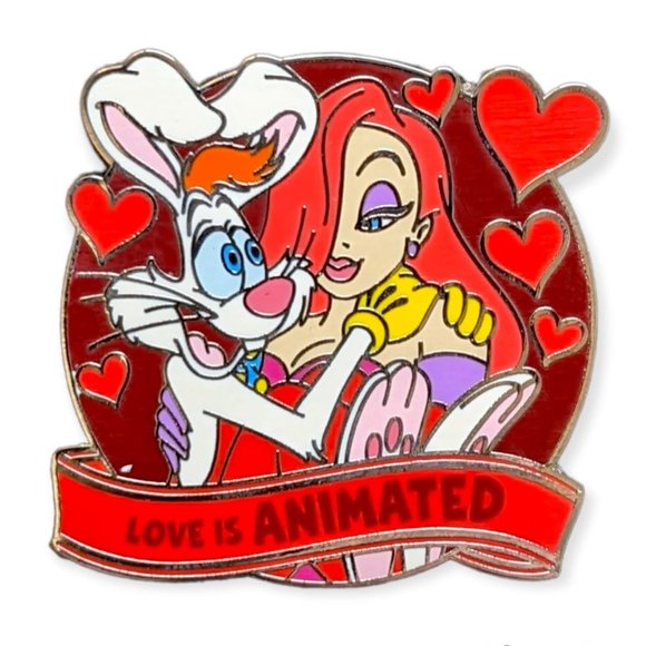 Disney | Jewelry | Who Framed Roger Rabbit Disney Pin Love Is Animated ...